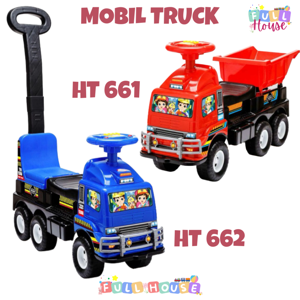 Jual MAINAN MOBIL DORONG TRUCK ANAK MOBIL TRUK PASIR SHP HT661 / SHP ...
