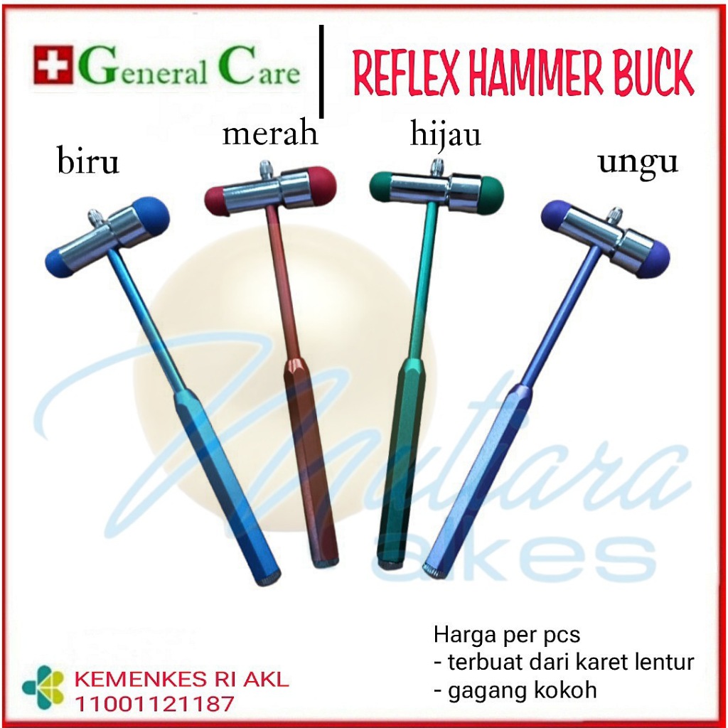 Jual (MUTIARA ALKES) HAMMER Reflek Hammer GC / Neurological Reflex ...