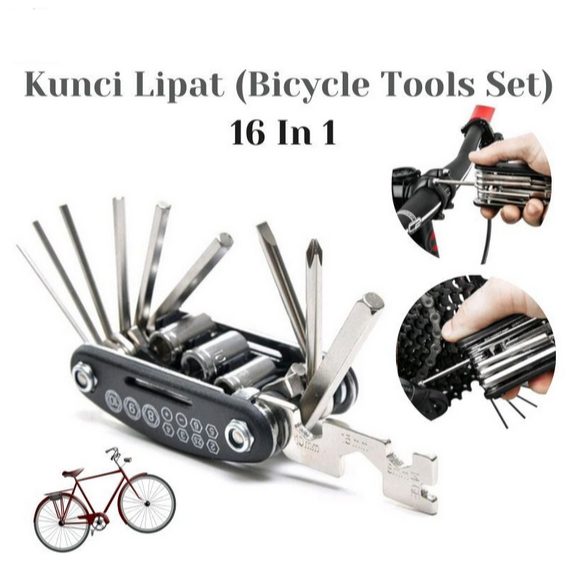 Jual BB7 - Bike ToolKit Kunci Shock Sepeda Set Kunci Sepeda Tool Kit ...
