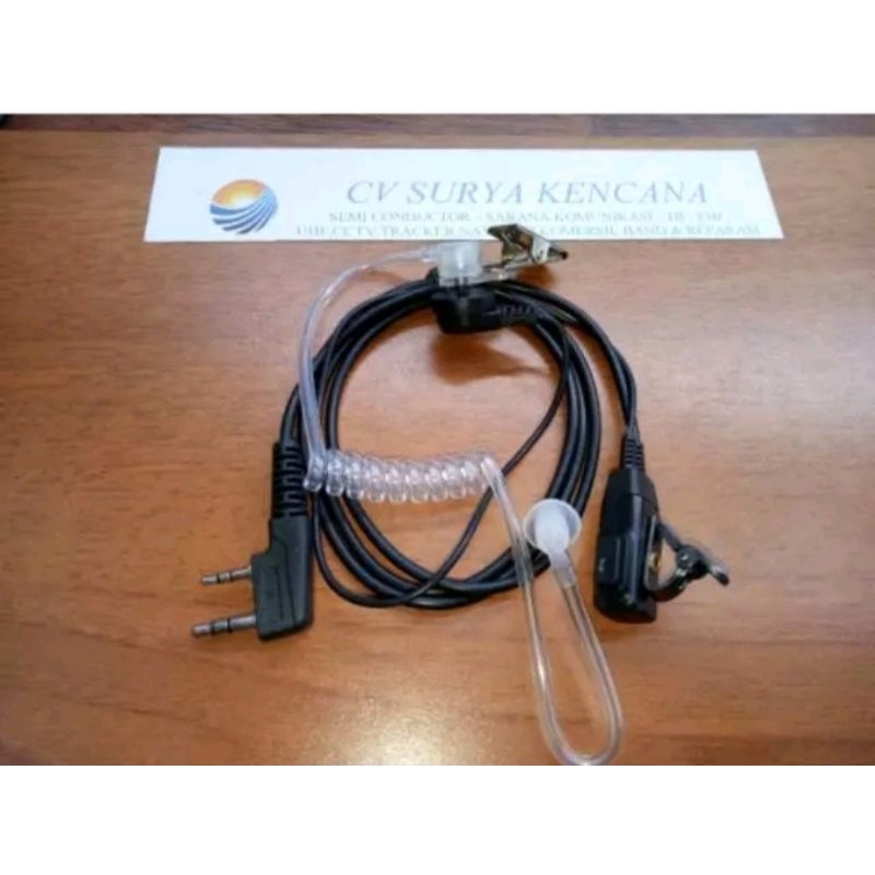 Jual HEADSEAT HEADSET EARPHONE FBI MODEL SELANG HT CHINA BAOFENG BERLIN ...