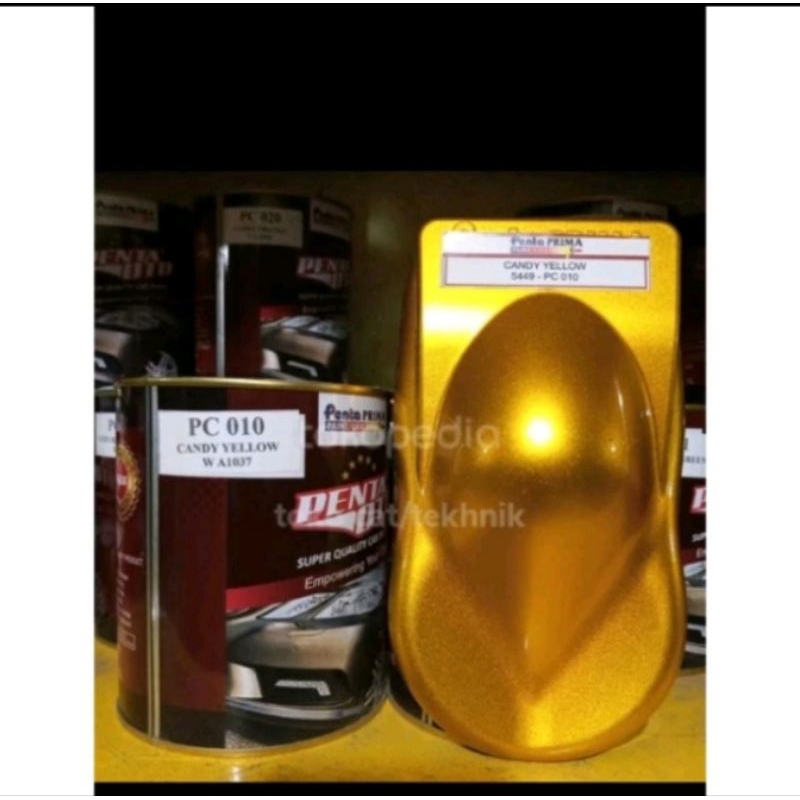 Jual Cat Candytone Candy Yellow PC 010 PU Penta Oto Candy Tone Kuning ...
