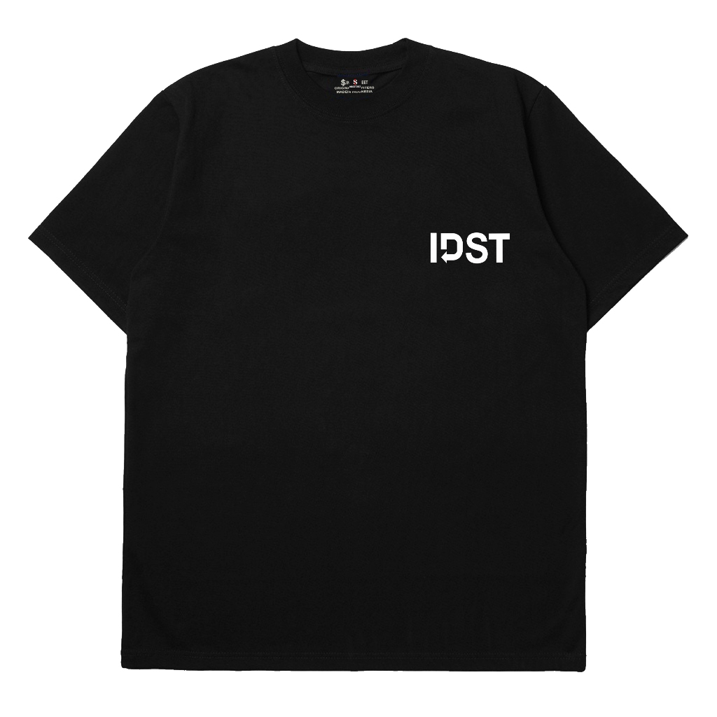 Jual Indostreet - Kaos Lengan Pendek Idst Logo Samping Motif Putih ...