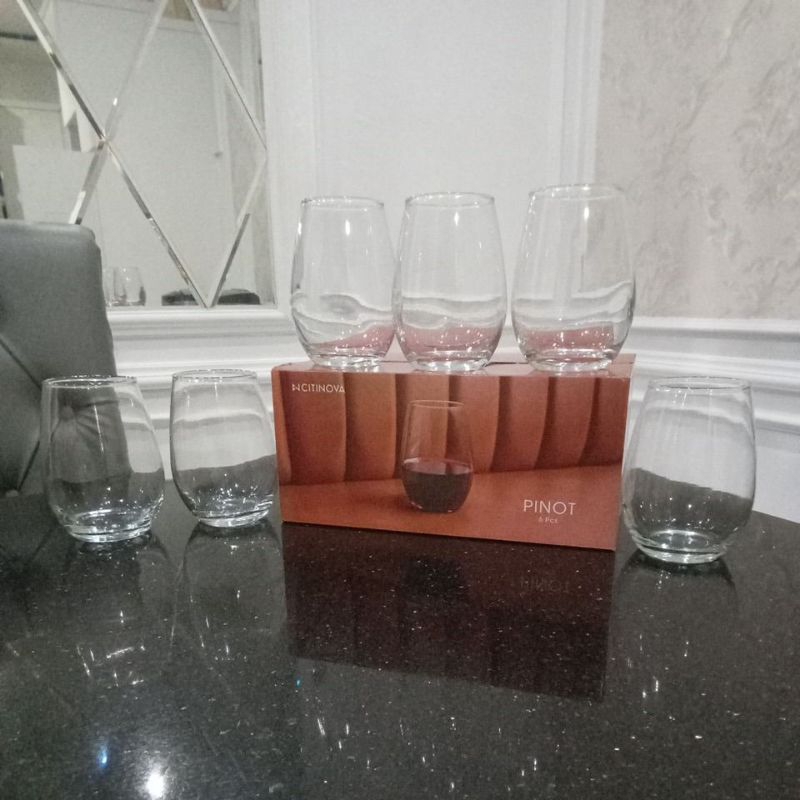 Jual Gelas Citinova Pinot Set isi 6 Pcs | Gelas Merry | Gelas Bulat ...