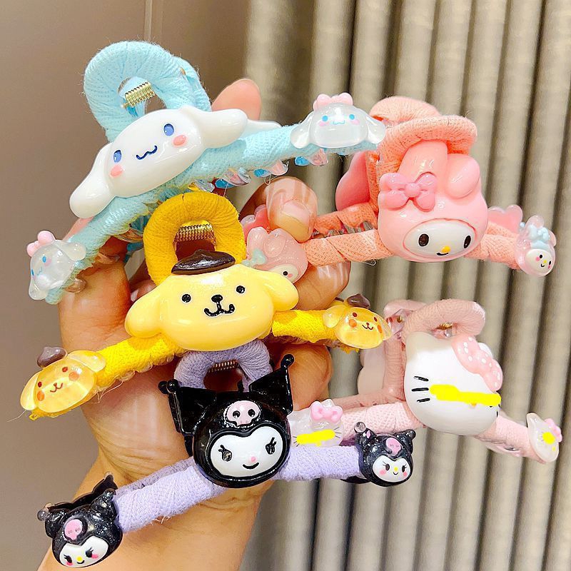 Jual MINSO Jepit Rambut Jedai Karakter SANRIO Motif Kartun Cinnamoroll Kuromi Pompompurin Hello ...