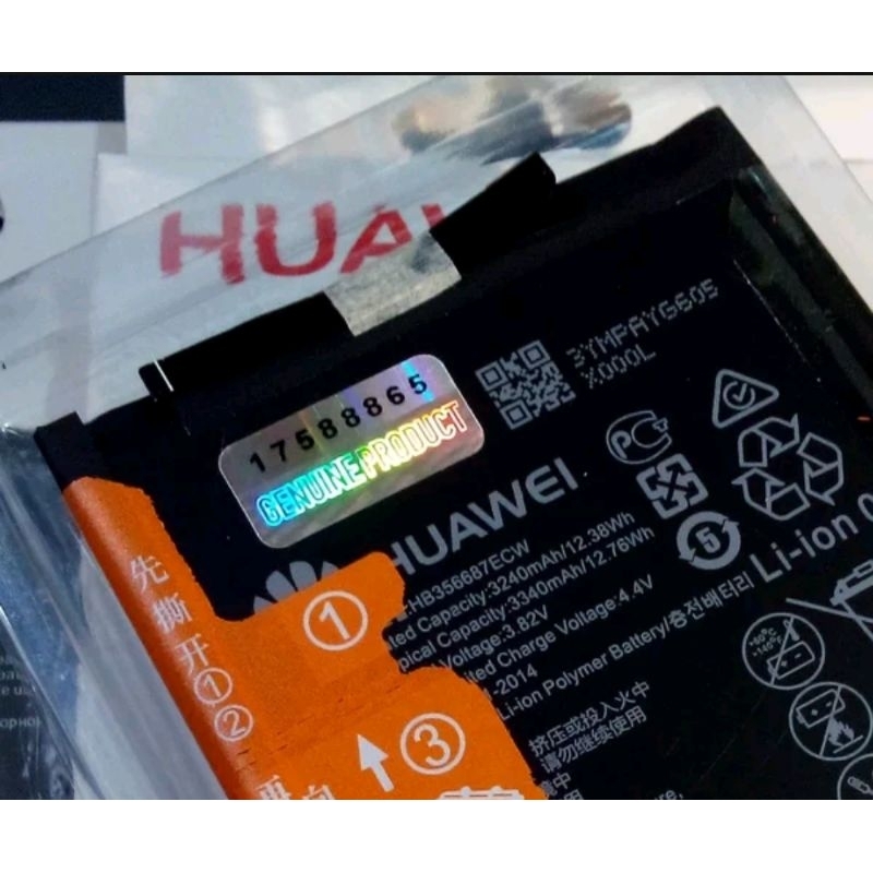 Jual Huawe HB356687ECW Original 100% GENUINE Battery Batre Baterai Nova 3i 2i Nova 2+ Plus Nova ...