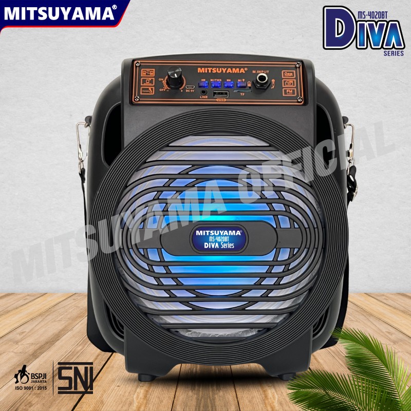 Jual Speaker Professional 8inch Mitsuyama Series Diva MS-4020BT | Shopee Indonesia