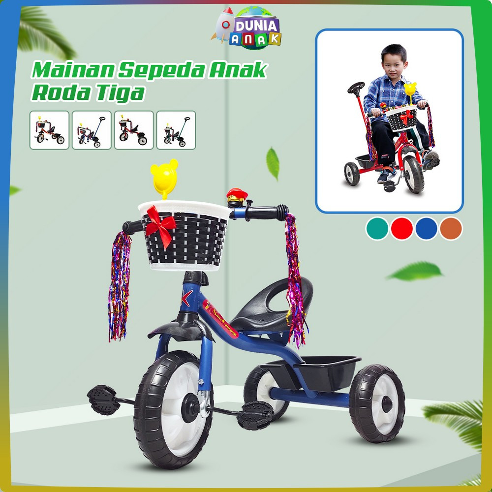 Jual Tricycle Sepeda Keseimbangan Anak dengan Keranjang / Mainan Sepeda Anak Roda 3 / Balance ...