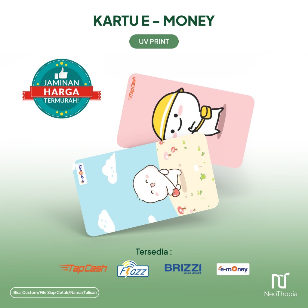 Jual Kartu Emoney Custom Pentol Emoney Flazz Brizzi Tapcash E-Toll ...