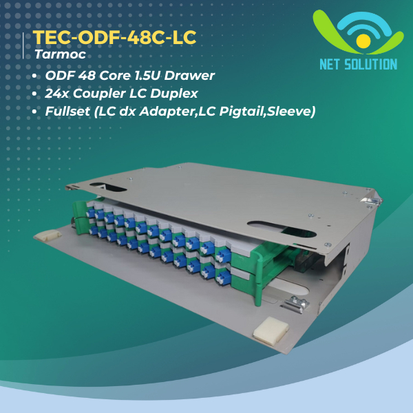 Jual Fiber Optic ODF/OTB 48 Core LC Lengkap Rackmount | ODF 48C LC | Shopee Indonesia