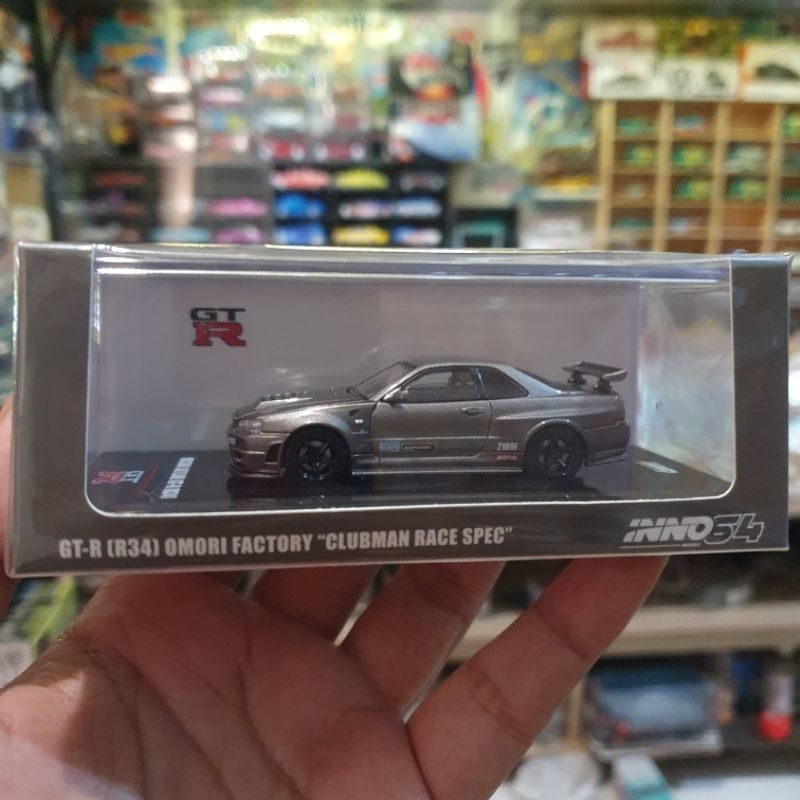 Jual inno64 nissan skyline GTR r34 R Omori Factory Clubman race spec ...