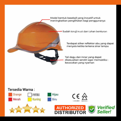 Jual Helm Safety - Helm delta plus - Helm Safety Venitex Delta Plus 100 ...