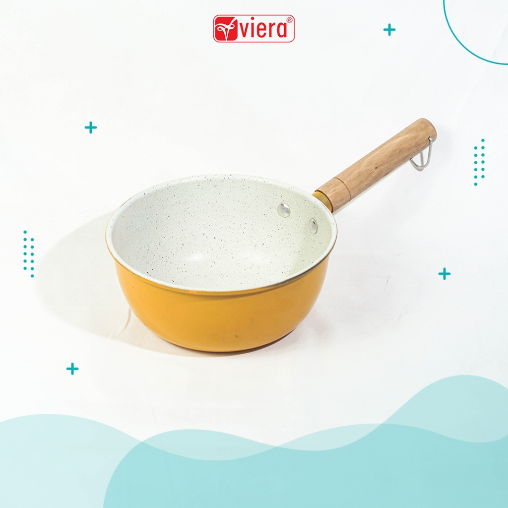 Jual Viera - Panci Kuning Induksi Susu Sup Induction Saucepan Non Stick ...