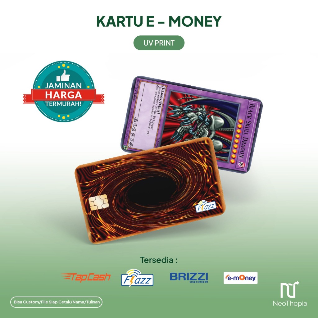 Jual Kartu Emoney Custom Emoney Flazz Brizzi Tapcash Kartu Elektronik E ...