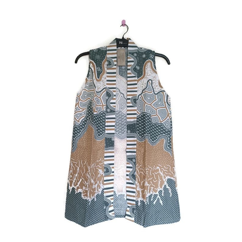 Jual VEST WANITA MOTIF BATIK ROMPI BATIK OUTER BATIK ASLI JOGJA ...