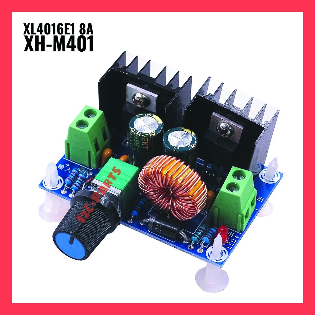 Jual DC STEP DOWN XL4016 XH-M401 8A 200W 4-40V TO 1.25-36V BUCK CONVERTER | Shopee Indonesia