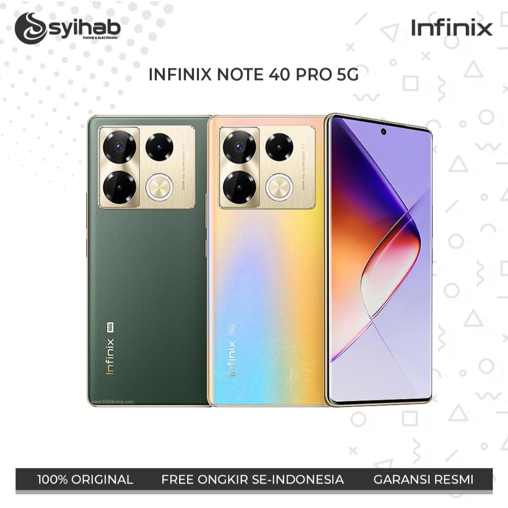 Jual Infinix Note 40 Pro 5G 8/256GB - Garansi Resmi | Shopee Indonesia