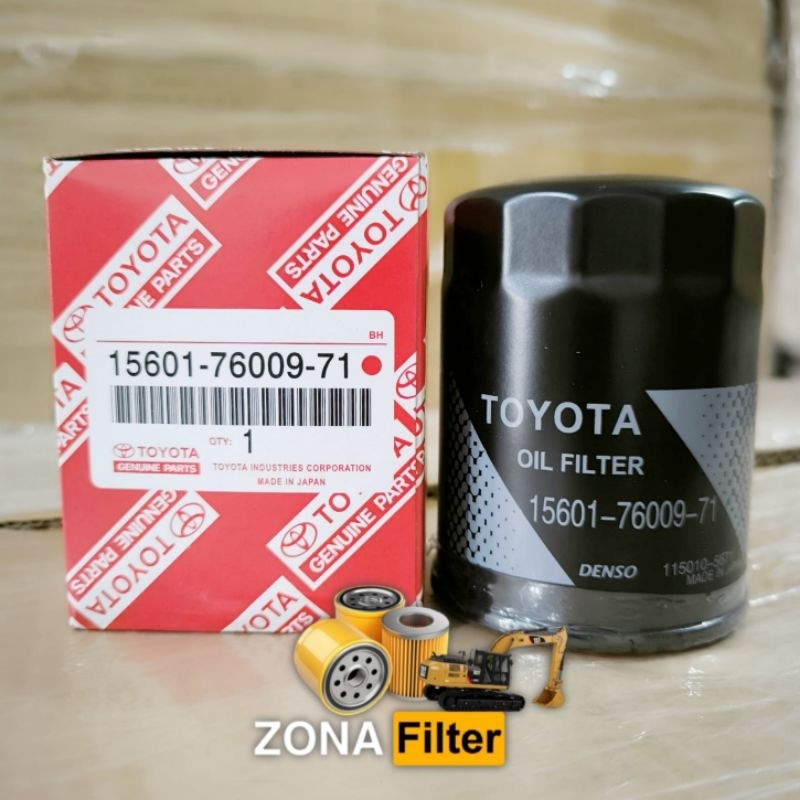 Jual Filter Oli 15601-76009-71 Forklift Toyota Oil Filter 8FD25-30 ...