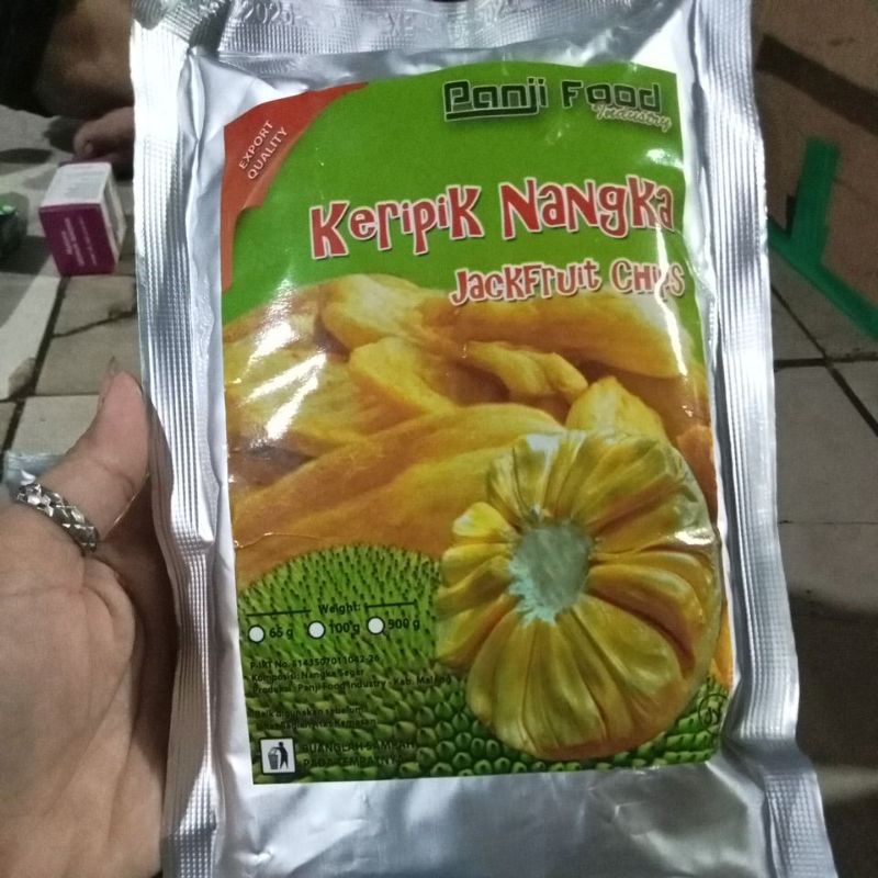 Jual panji food kripik nangka 65g/Krisna snack | Shopee Indonesia
