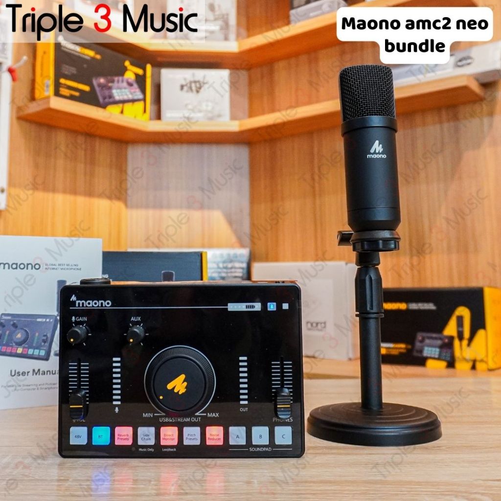 Jual MAONO AMC2 NEO BUNDLE Paket STREAMING podcast 1 orang | Shopee ...