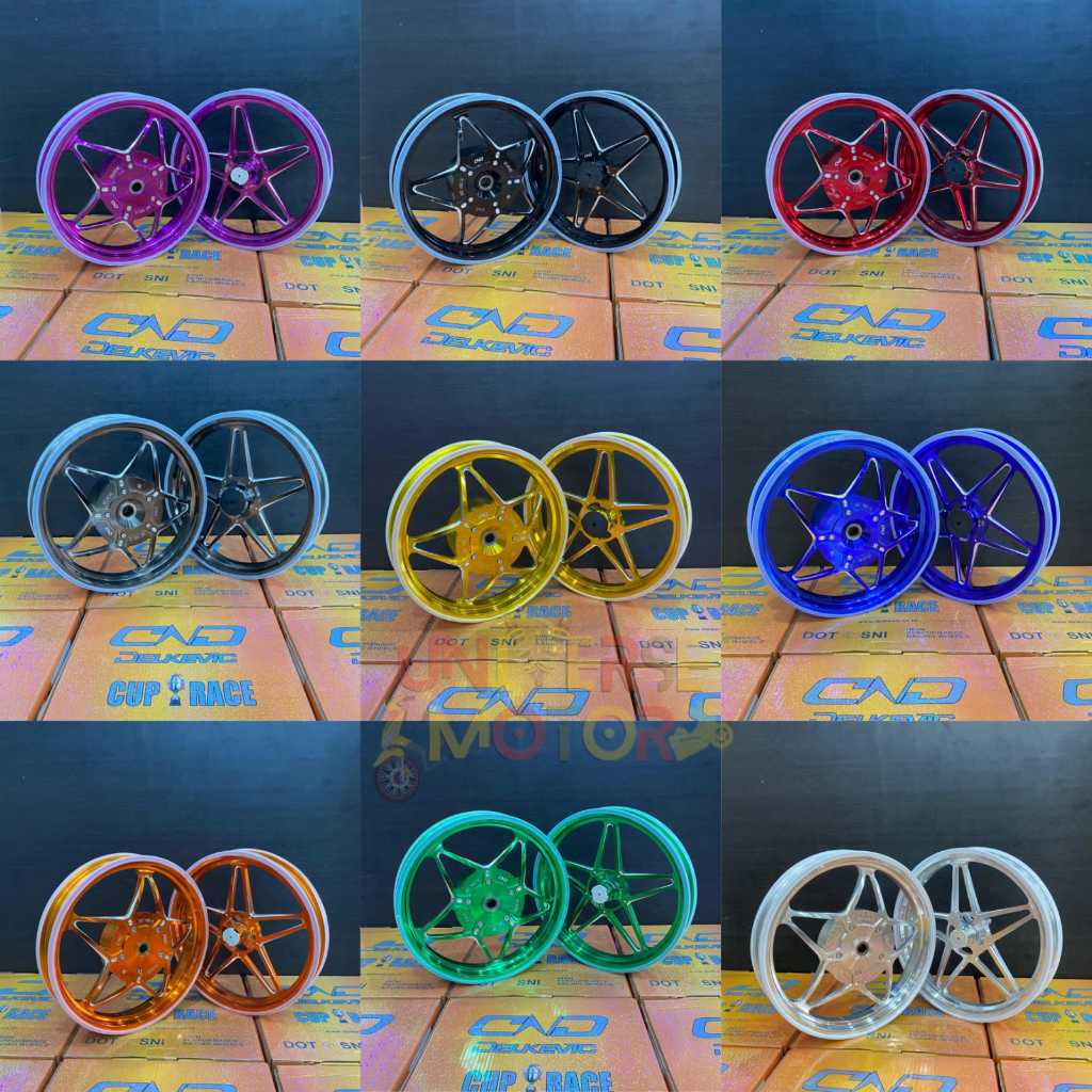 Jual VELG BINTANG DELKEVIC X-1 VARIO 125 150 MIO SPORTY VARIO 160 CBS ...