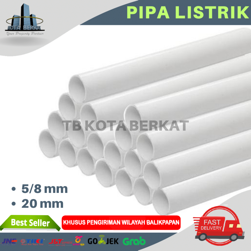 Jual PIPA LISTRIK PVC POWER/ PIPA CONDUIT PVC | Shopee Indonesia