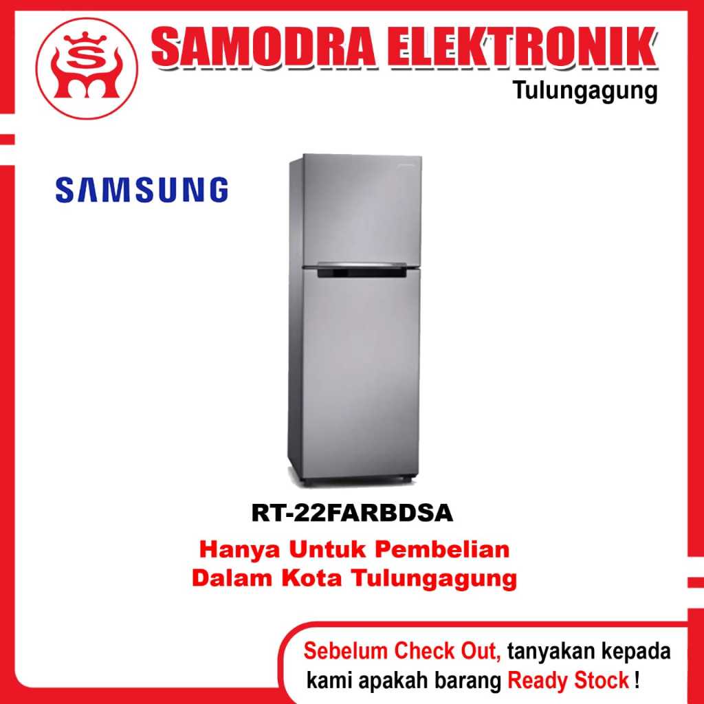 Jual Kulkas SAMSUNG RT-22FARBDSA | Kulkas 2 Pintu | Shopee Indonesia