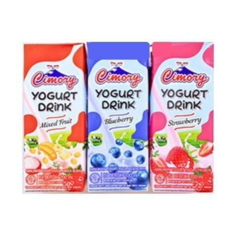 Jual Cimory yogurt drink UHT susu kotak(200ml) | Shopee Indonesia
