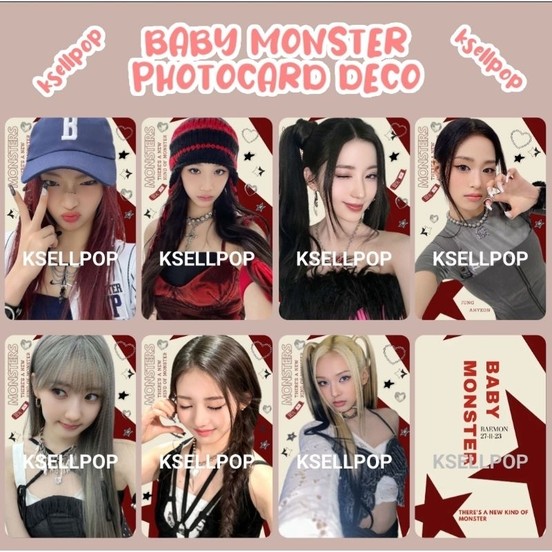 Jual BAEMON PHOTOCARD DECO | KSELLPOP | Shopee Indonesia