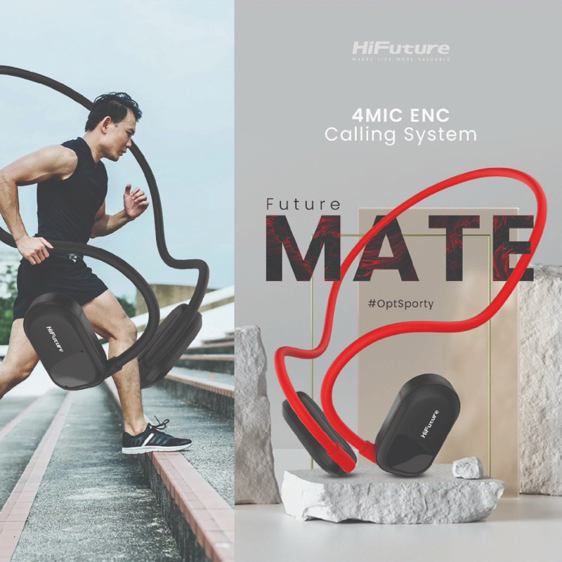 Jual HiFuture FutureMate Open Ear Bluetooth Headphone Comfort Air ...