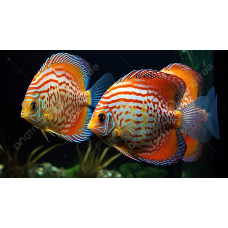 Jual packing Styrofoam ikan discus pigeon blue red 3cm-4cm | Shopee ...