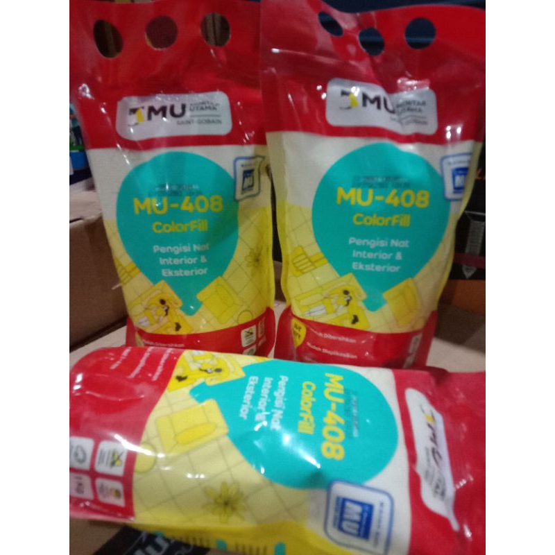Jual Mortar Utama MU-408 ClolorFill Pengisi Nat Keramik 1kg/ Pengisi ...