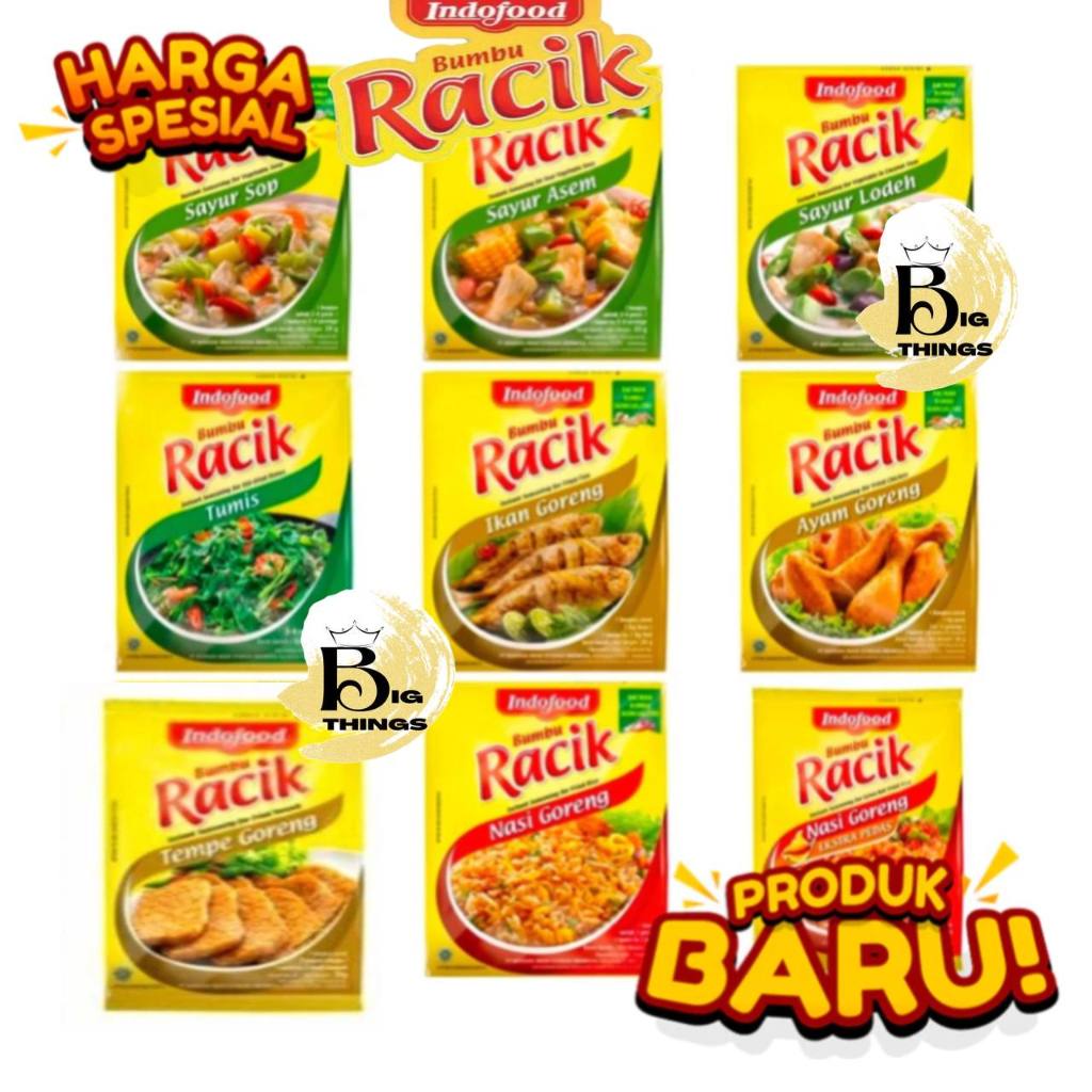 Jual RACIK BUMBU INSTAN INDOFOOD VARIAN RASA MASAKAN | Shopee Indonesia