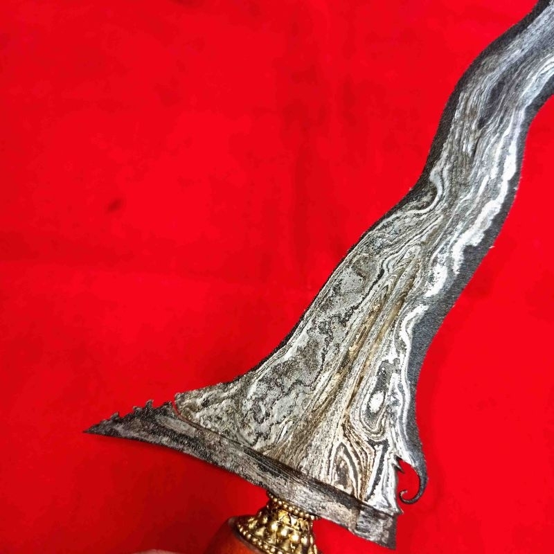 Jual Keris Luk 11 Sabuk Inten Pamor Pedaringan Kebak | Shopee Indonesia