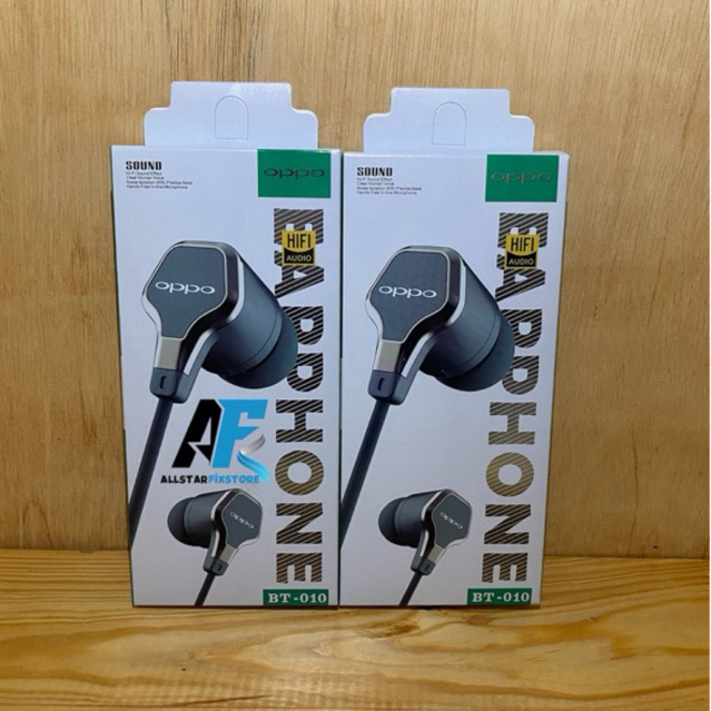 Jual Headset Oppo 100% Xtra Bass HI-FI SOUND EFFECT Clear Human Voice ...