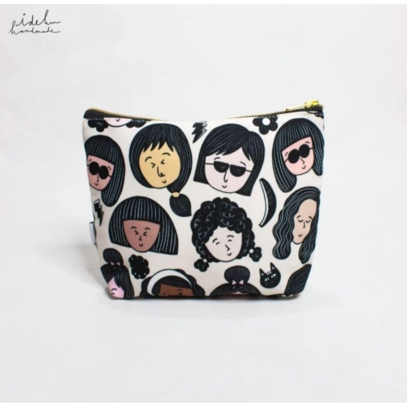 Jual Ideku handmade Pouch CUTE FACES - idekuhandmade | Shopee Indonesia