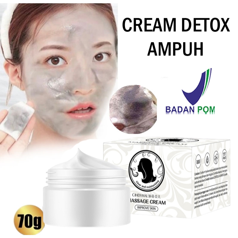 Jual BPOM Cindynal Krim Pijat Wajah / Cream Urut Detox Cream Beotua ...
