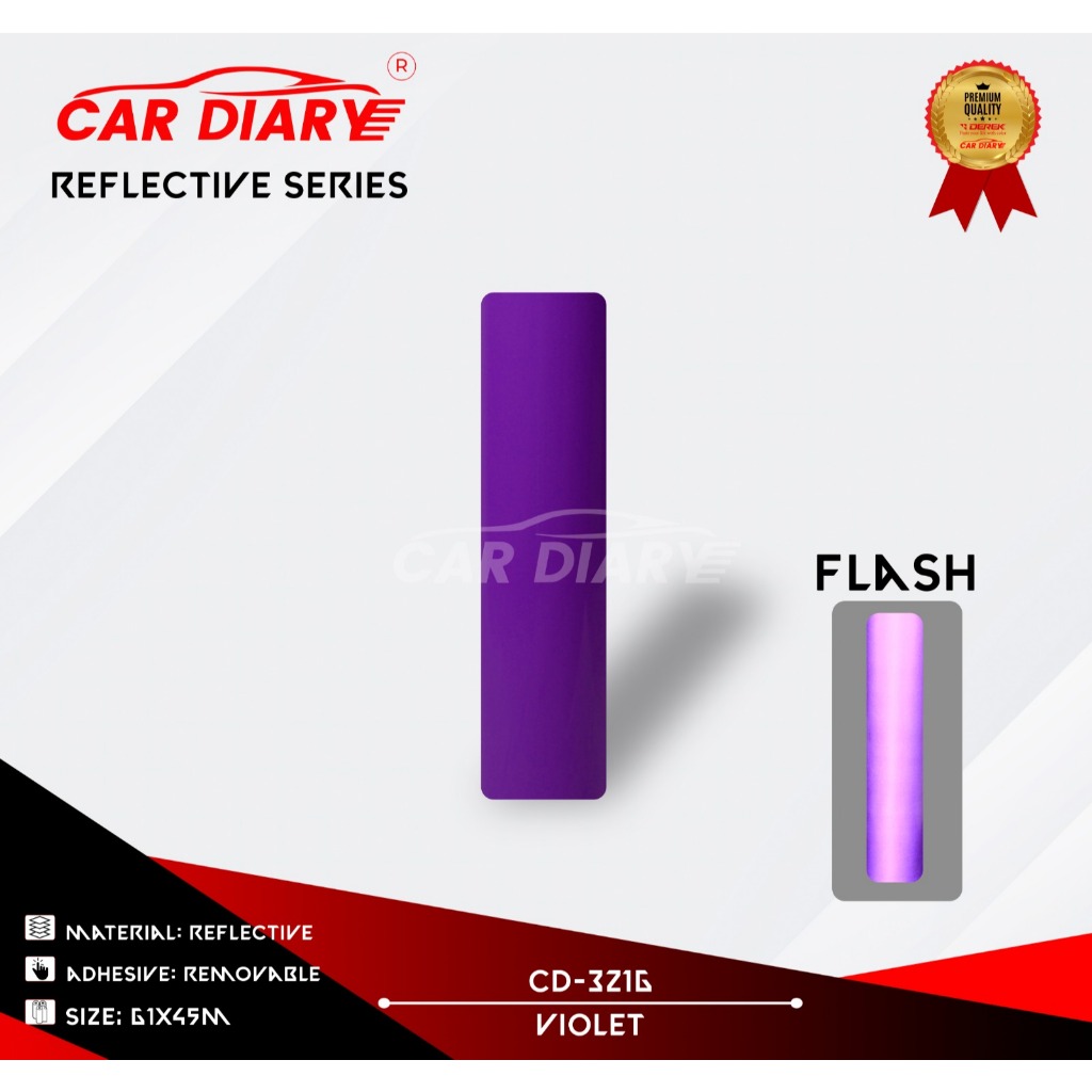 Jual REFLEKTIF / BAHAN STICKER REFLEKTIVE CAR DIARY (VIOLET ...