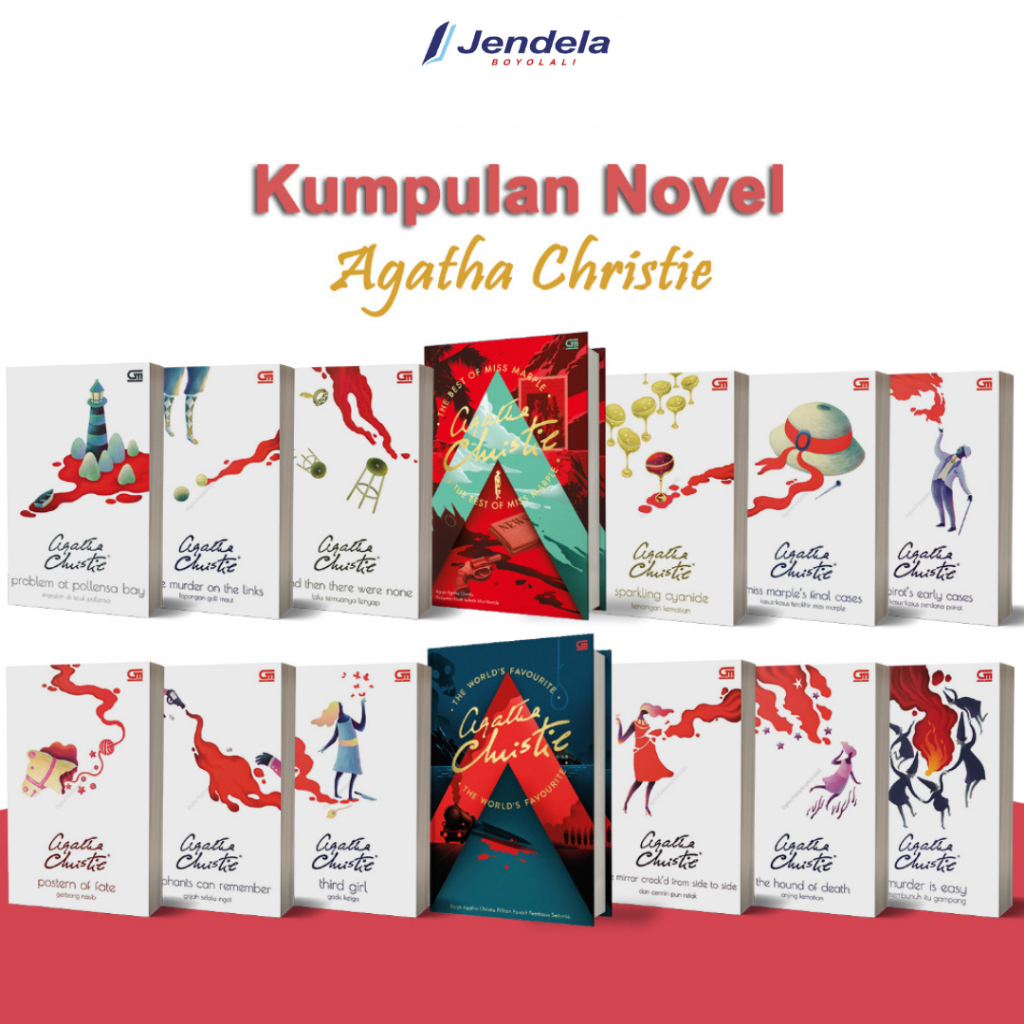 Jual Buku Seri Lengkap Novel Agatha Christie Koleksi Lengkap Banyak Judul | Shopee Indonesia
