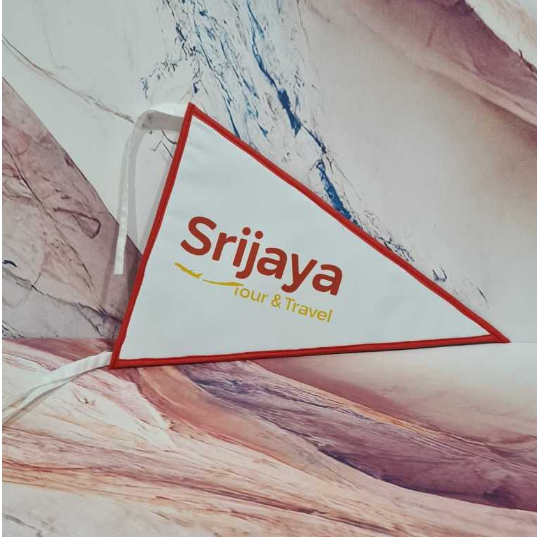 Jual Bendera Travel Custom/Bendera Pemadu Wisata Desain Custom/Bendera ...