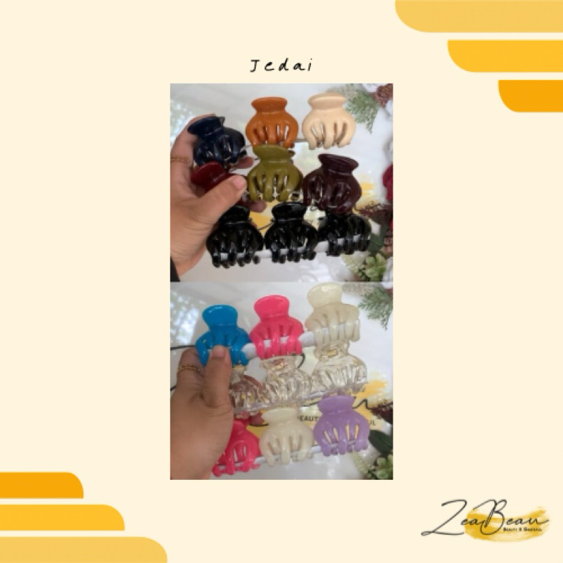 Jual jedai jepit rambut thailand premium jedai hercules declips ...
