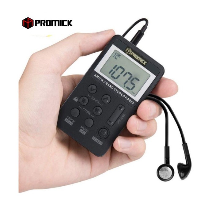 Jual Pocket Digital Radio FM/AM with Rechargeable Battery - Radio saku ...