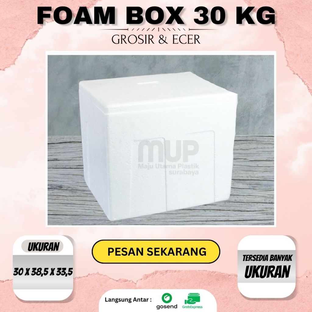 Jual Box Sterofoam Kotak Foam Cooler Box / Box Makanan Frozen / Box Es ...