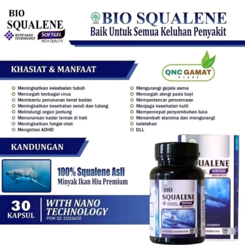 Jual BIO SQUALENE SOFTGEL ORIGINAL OFFICIAL STORE PROMIL SPERMA PARU ...