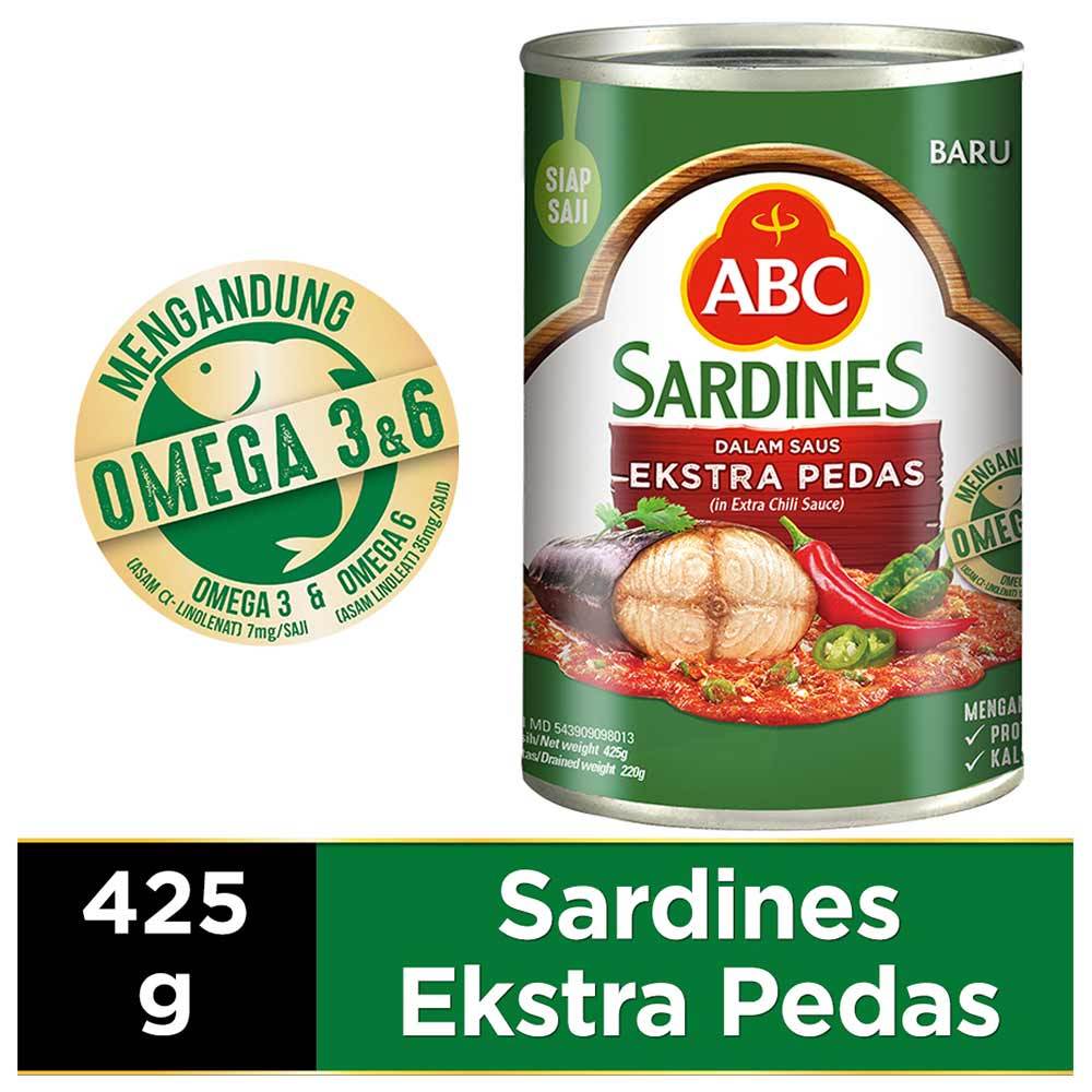 Jual Abc Sardines Extra Pedas 425G | Shopee Indonesia