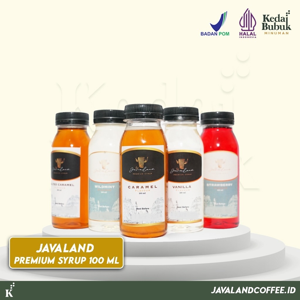 Jual Javaland Syrup / Sirup All Varian 100ml - Premium / Signature ...