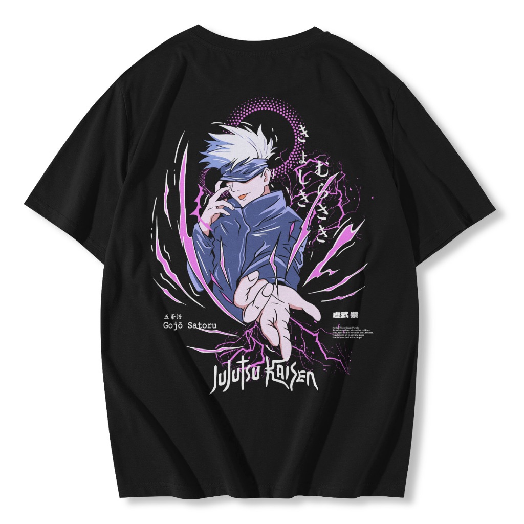 Jual Kaos Jujutsu Kaisen Gojo Domain Expansion Std Anime Manga Tshirt ...
