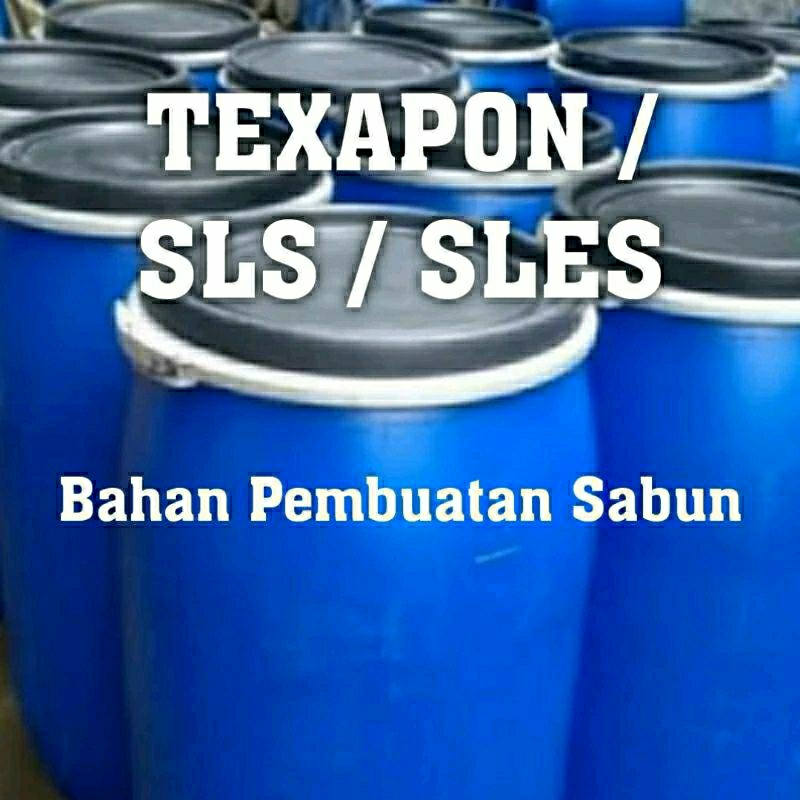 Jual Texapone Emal, SLS bahan utama pembuatan sabun berat 1 kg dan 500 ...