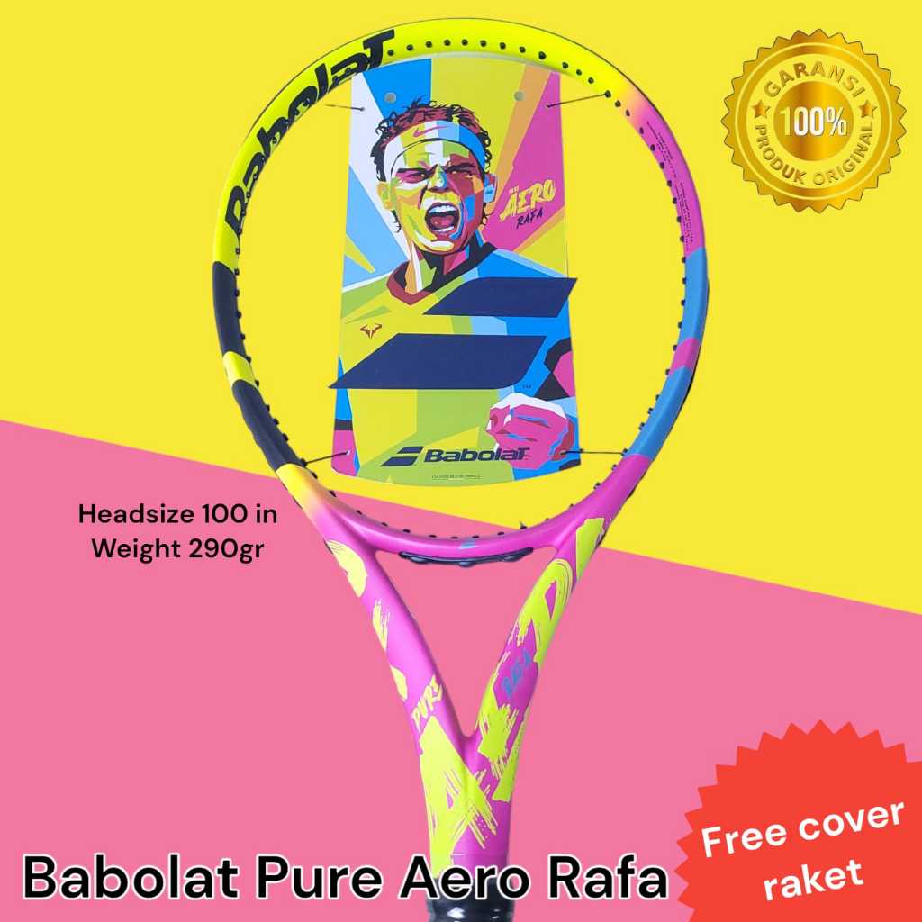 Jual Raket Tenis Babolat Pure Aero Rafa 2023 | Shopee Indonesia