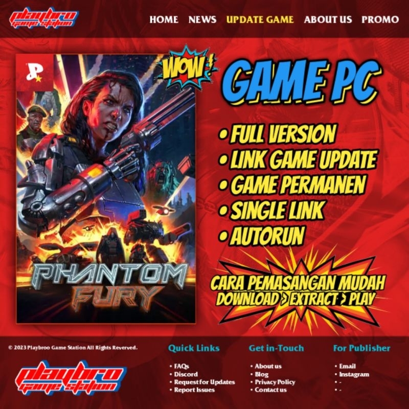 Jual Phantom Fury - Game PC/Laptop (Download to Play Bro!) | Shopee ...