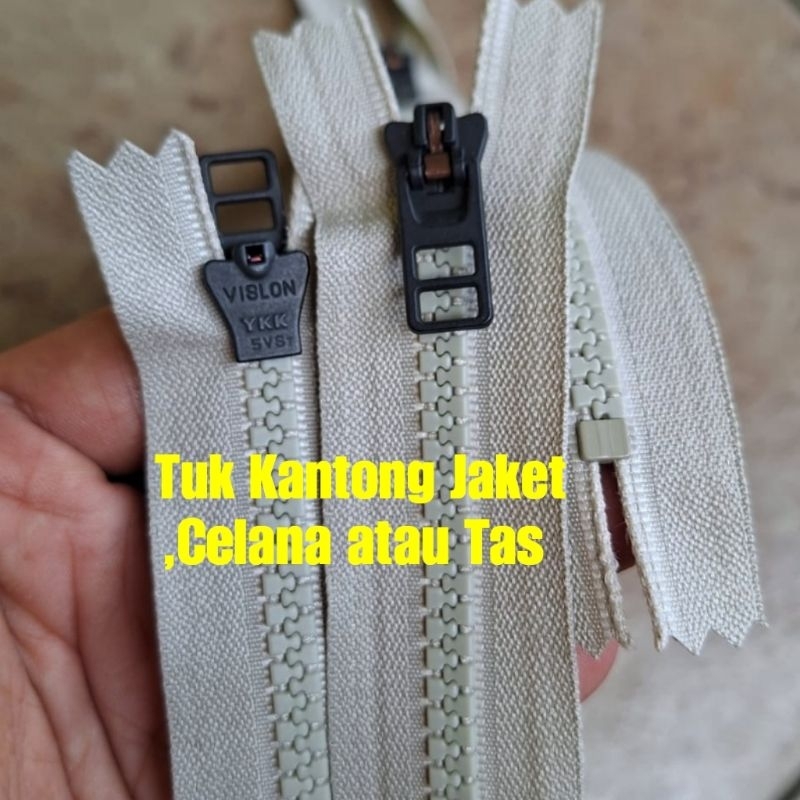 Jual Resleting Jaket no 5 YKK & Korea Gigi Jagung Vislon 40 s/d 90 cm | Shopee Indonesia